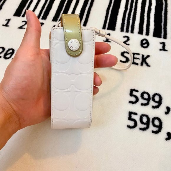 Coach | Accessories | Vintage Coach Leather Phone Case With Handle ...
